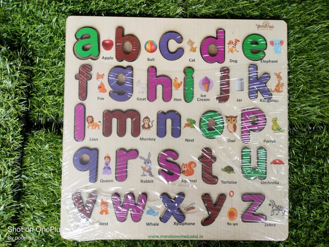 Alphabet board lower case